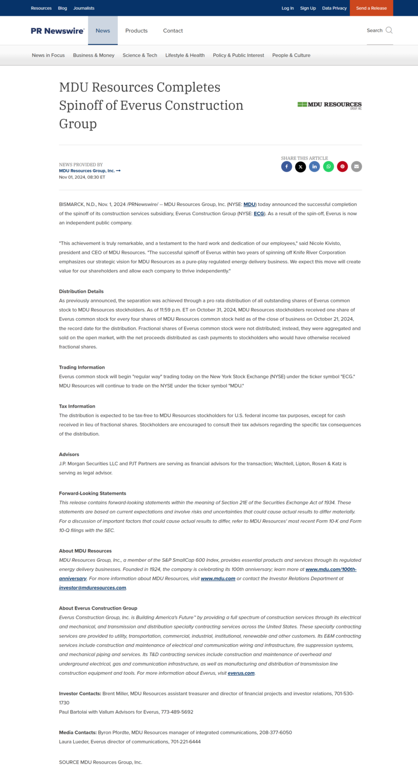 Construction Industry Press Release Examples and Templates