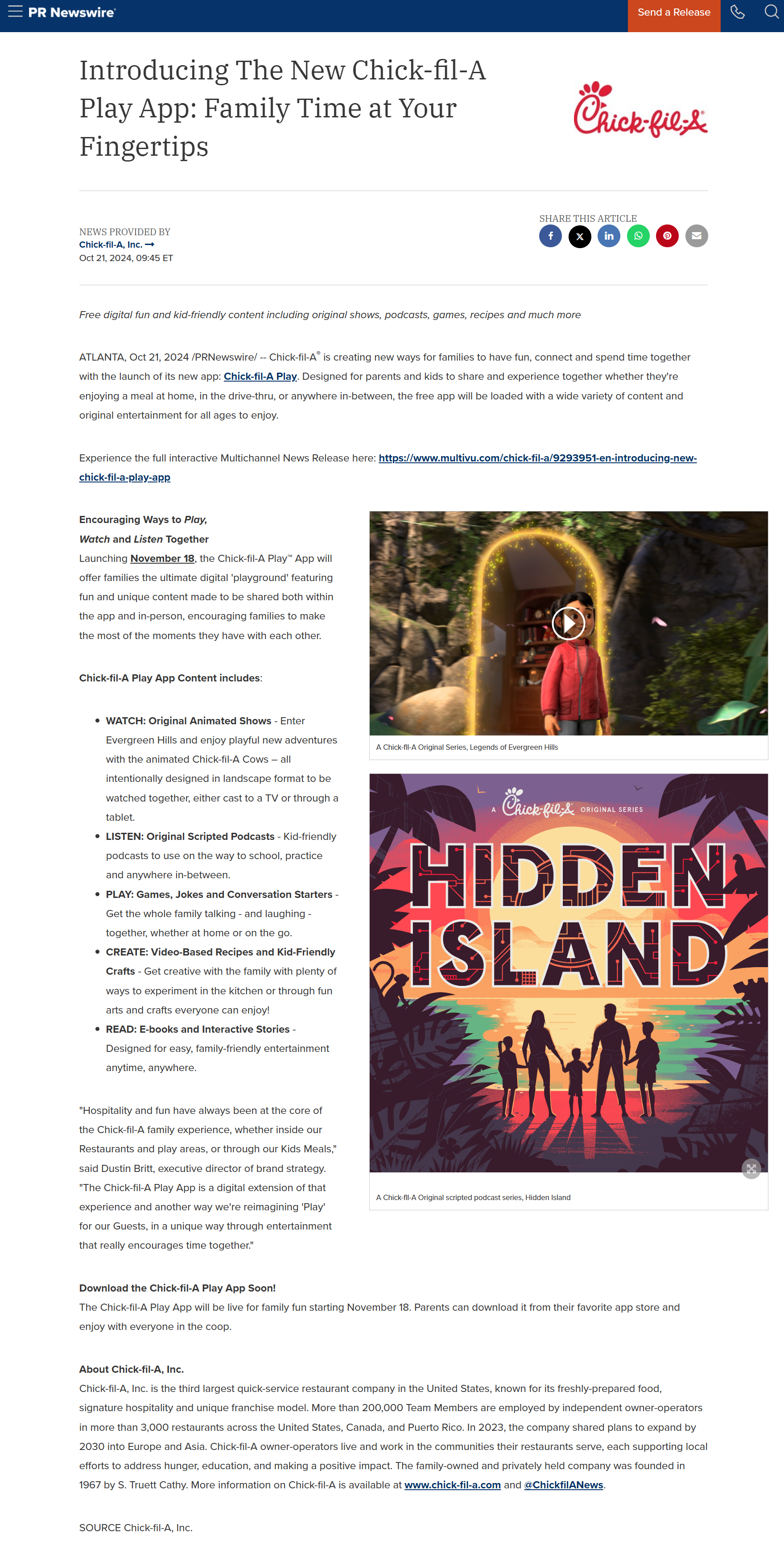 App Press Release Examples and Templates