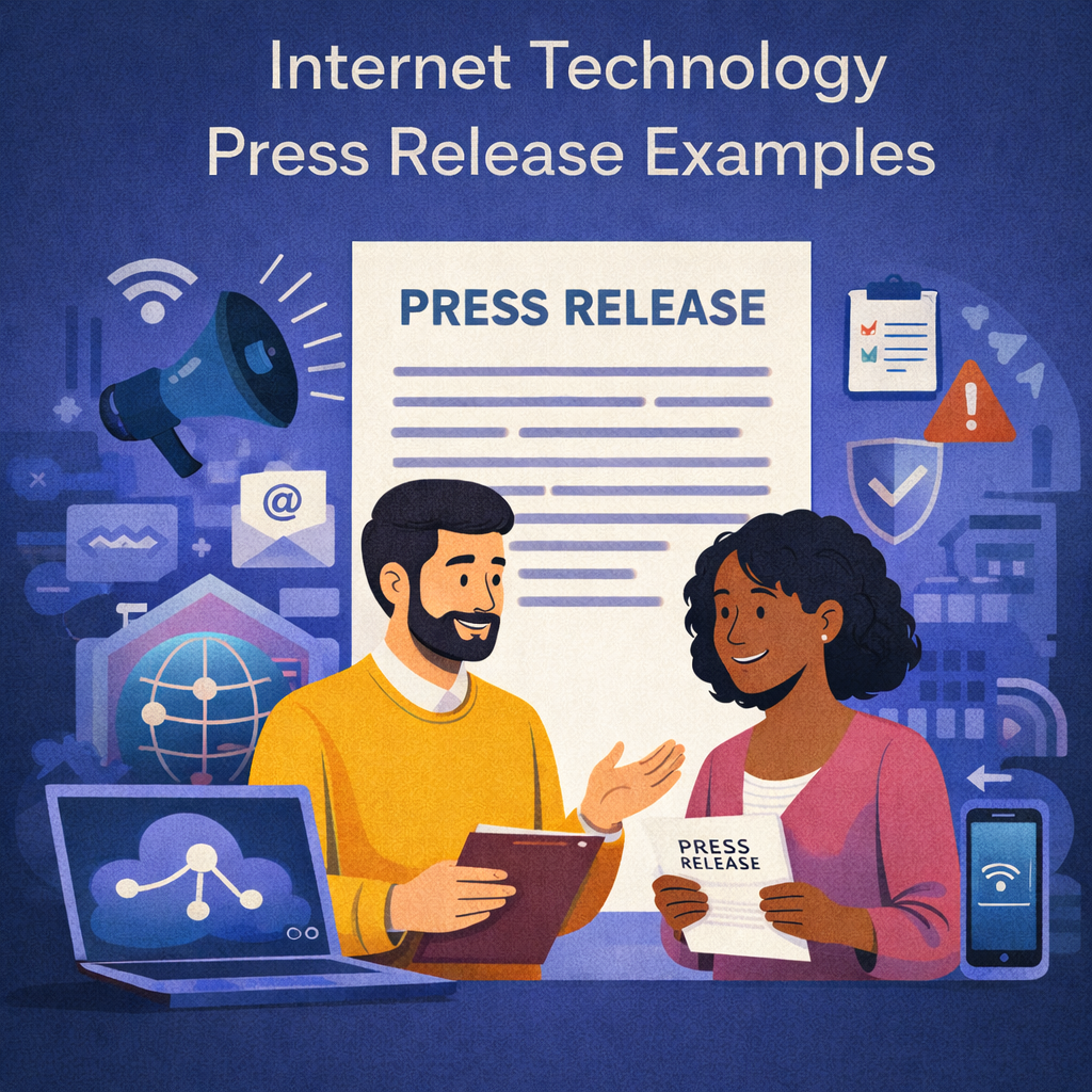 Internet Technology Press Release Examples
